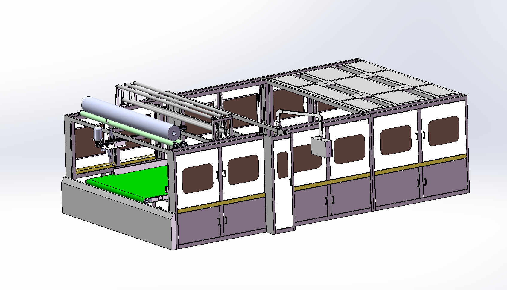Automatic Mattress Kraft Paper Packing Machine from China manufacturer ...